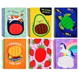 Pen + Gear Sushi Cat Bubble Pop Fidget Journal - 120 Lined Paper Pages ...
