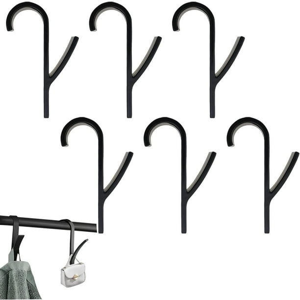 ShenMo 6-piece shower hook bracket, plastic heating towel rail ...