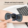 Neck Massager Mini Electric Neck Massage EMS Cervical Back Vertebra ...