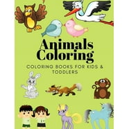 Coloring Books for Kids with Safari Animals: Safari Animals Coloring ...