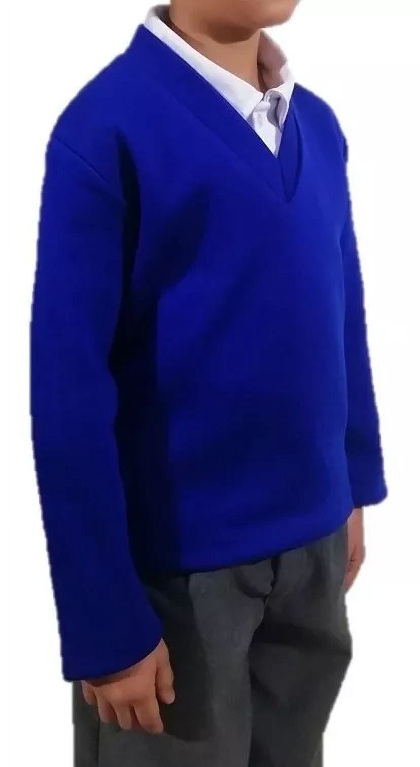 Suéter Cerrado Cuello V Uniforme Escolar Punto Roma 4 A 16 | Walmart en ...