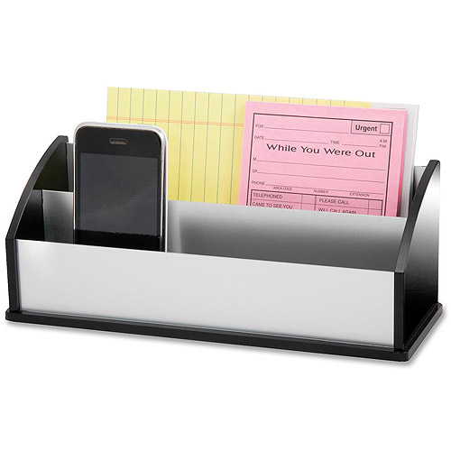 Kantek Letter and Paper Organizer Acrylic and Aluminum, Black - Walmart.com