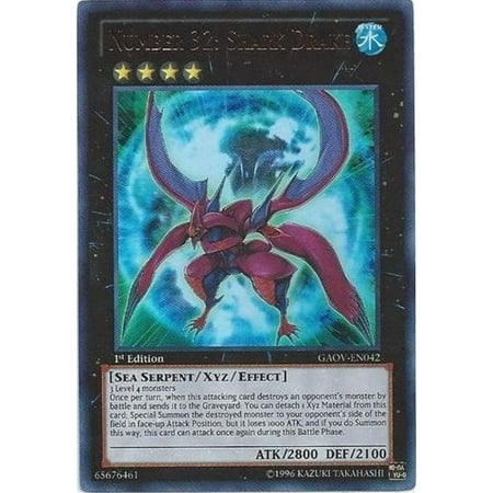 Yu-gi-oh! - Number 32:Shark Drake (Gaov- En042) - Galactic Overlord ...