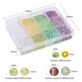 1Box DIY Round Beads Jewelry Making Finding Kit Including Glass Seed ...