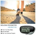 Pedometer with Big Display and Belt for Men Women Kids and Elders ...