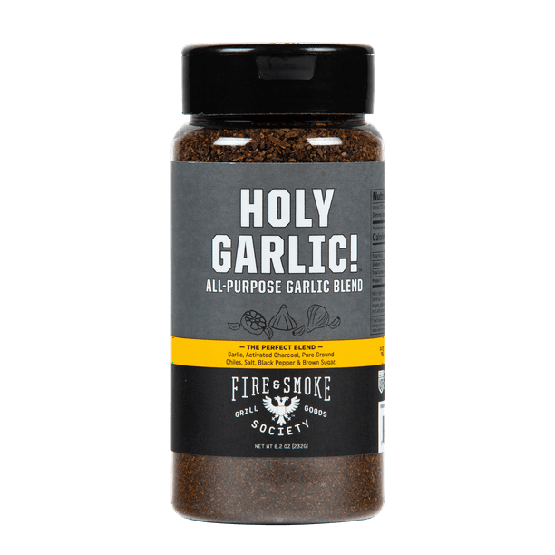 Fire & Smoke Society Holy Garlic Grill Series Spice Blend, 8.2 oz ...