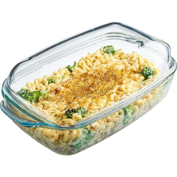 Simax glass casserole Baking Dish: clear glass Round casserole Dish ...