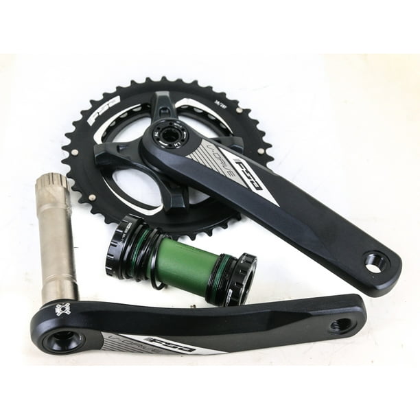 FSA V-Drive MegaExo MTB Bike Double Crankset 175mm 38/28T 24mm 2 x 10 ...