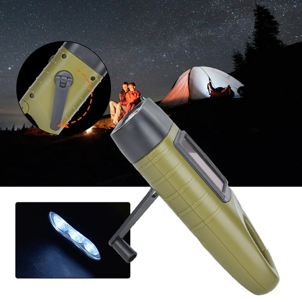 Hand Crank Flashlight, LED Durable Flashlight, Small For Climbing For ...