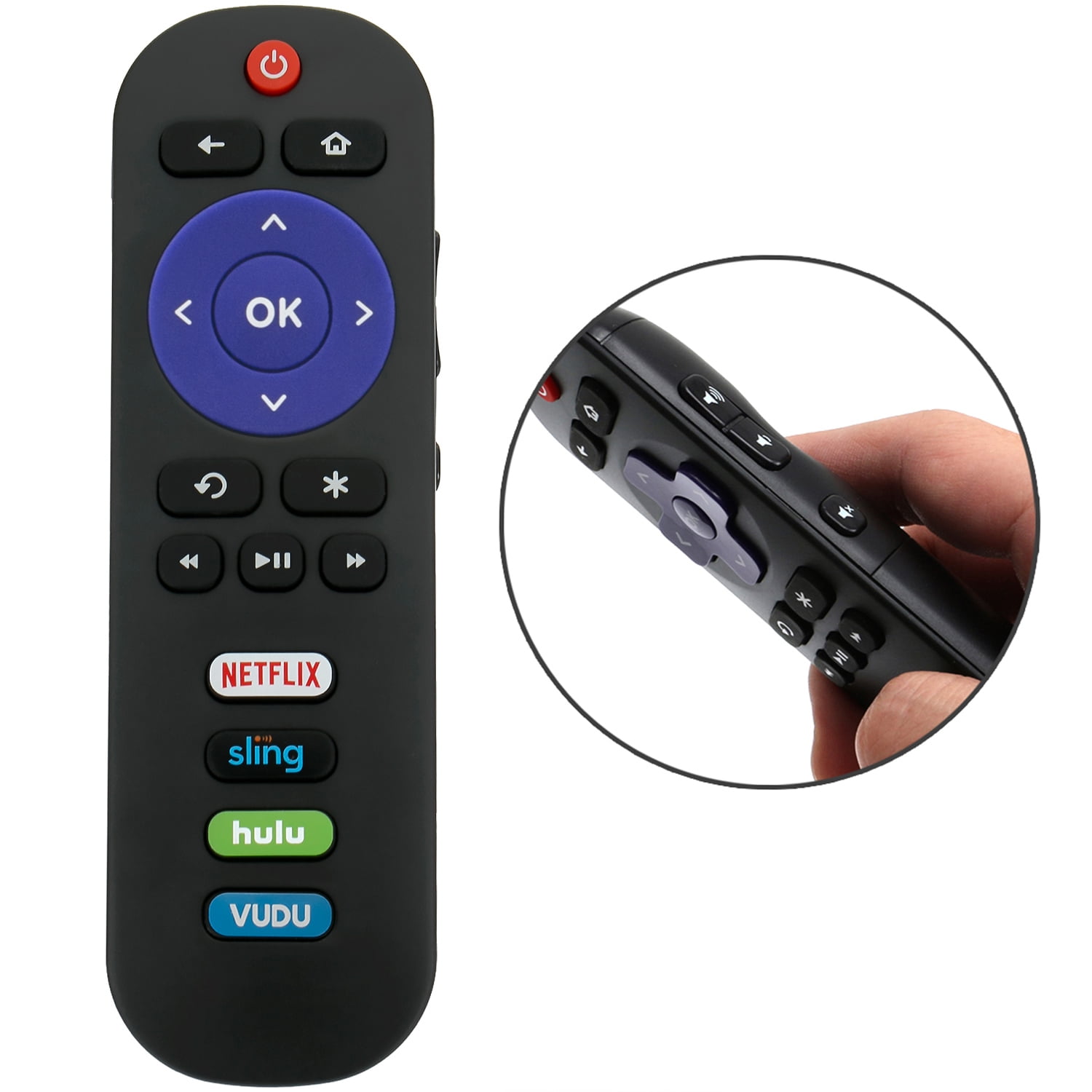 New RC280 Replaced Remote Control fit for TCL ROKU Smart TV 65US5800 ... New RC280 Replaced Remote Control fit for TCL ROKU Smart TV 65US5800 ...