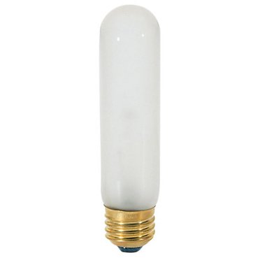 GE Reveal HD+ 40-Watt Incandescent T10 Tube Light Bulb, Medium Base ...