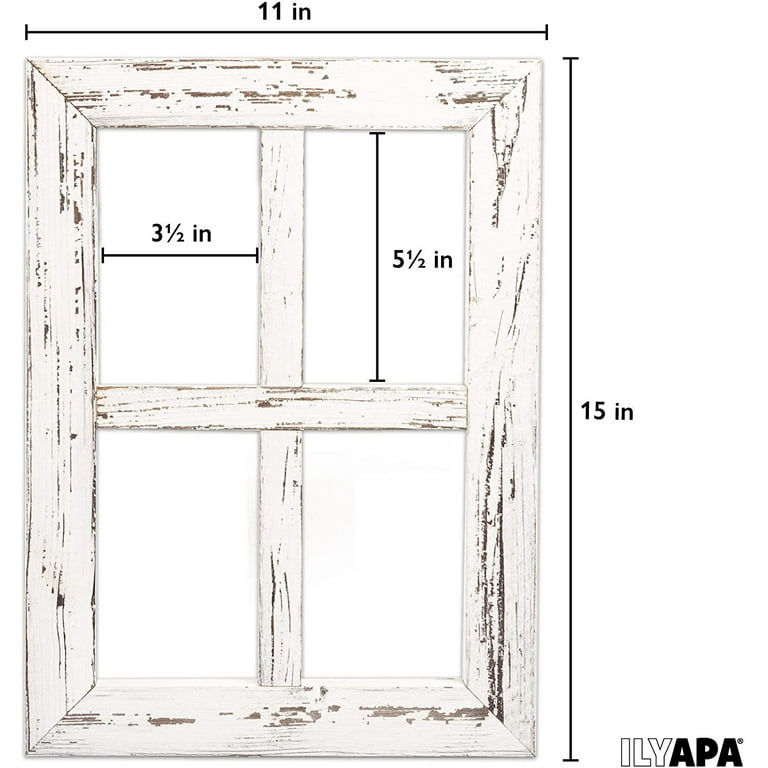 White Wooden Window Frame