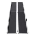 Portable Wheelchair Ramp 10ft 800lbs Capacity, Folding Aluminum Ramp ...