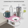 Clip On Cup Holder Portable Drink Clip for Chair Table Desk Beach ...