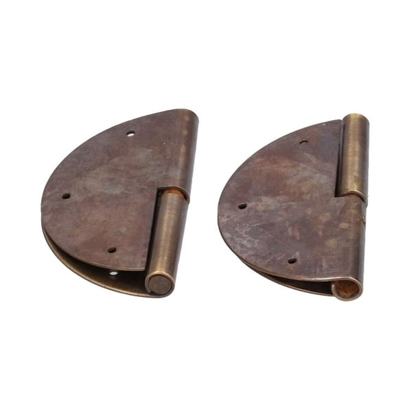 Loewten Furniture Hardwares,2Set Round Brass Hinges Chinese Antique ...