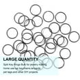 100 Pcs Metal Key Rings By Ustris, 3/4 inches 25mm Split Round Metal ...