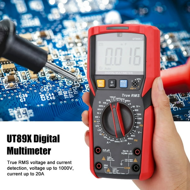 Multimeter, Portable Handheld Multimeter Tester UT89XD Digital ...
