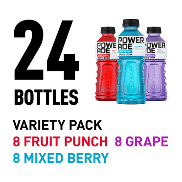 Powerade Zero Purple Grape, Zero Calorie Sports Drink, 28oz Bottle ...