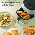 Small Air Fryer Oven 2.1 Qt, 4-in-1 Mini Airfryer, Bake, Roast, Reheat, Space-saving & Low-noise ...