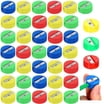 Fun Express Bulk 288 Pieces Solid Color Pencil Sharpeners with Caps ...