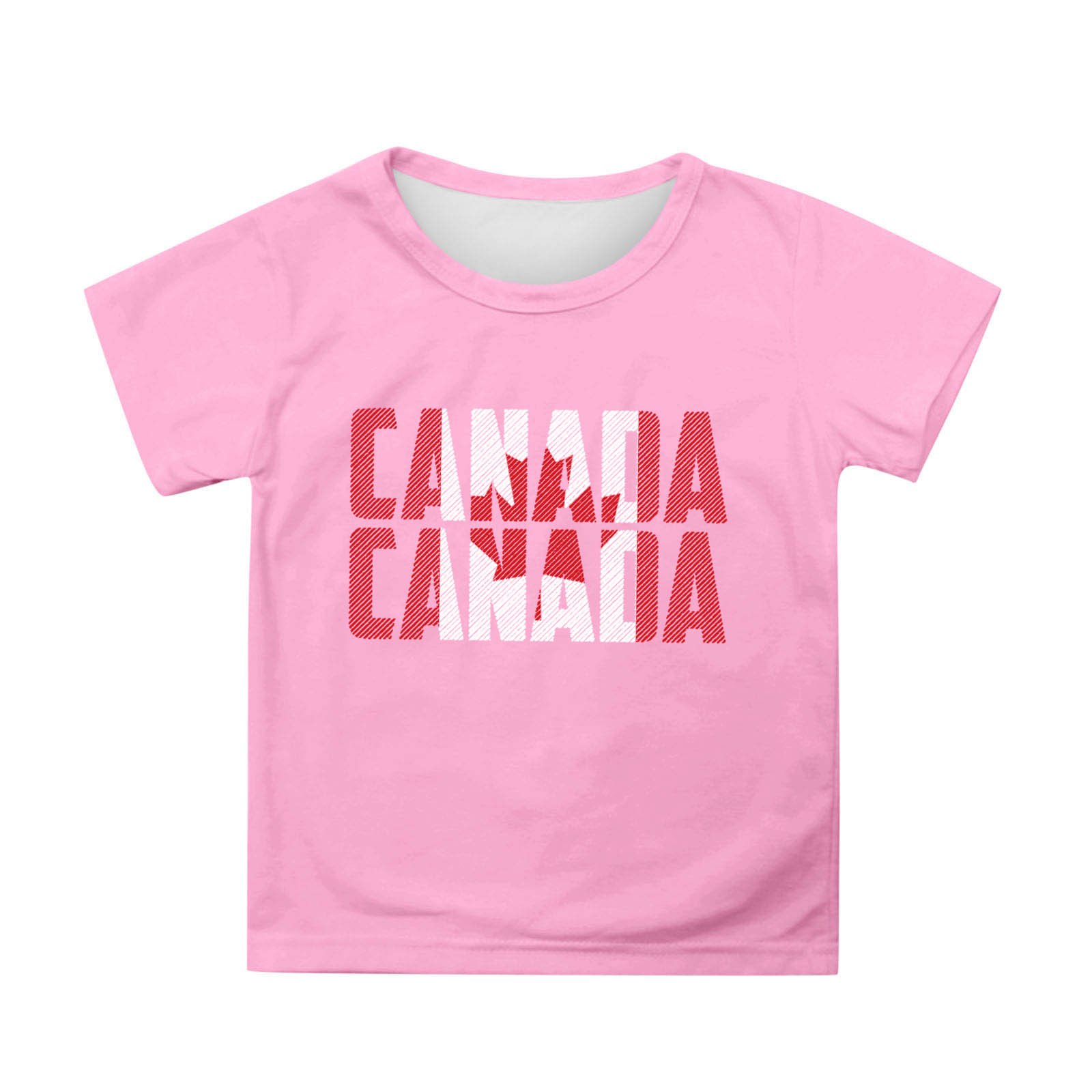 Click here for Tievosa Canada Day Girls Short Sleeve Tee Summer C... prices