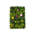 Expandable Interconnect Artificial Hedge Faux Leaf Screen Panel, Dense ...