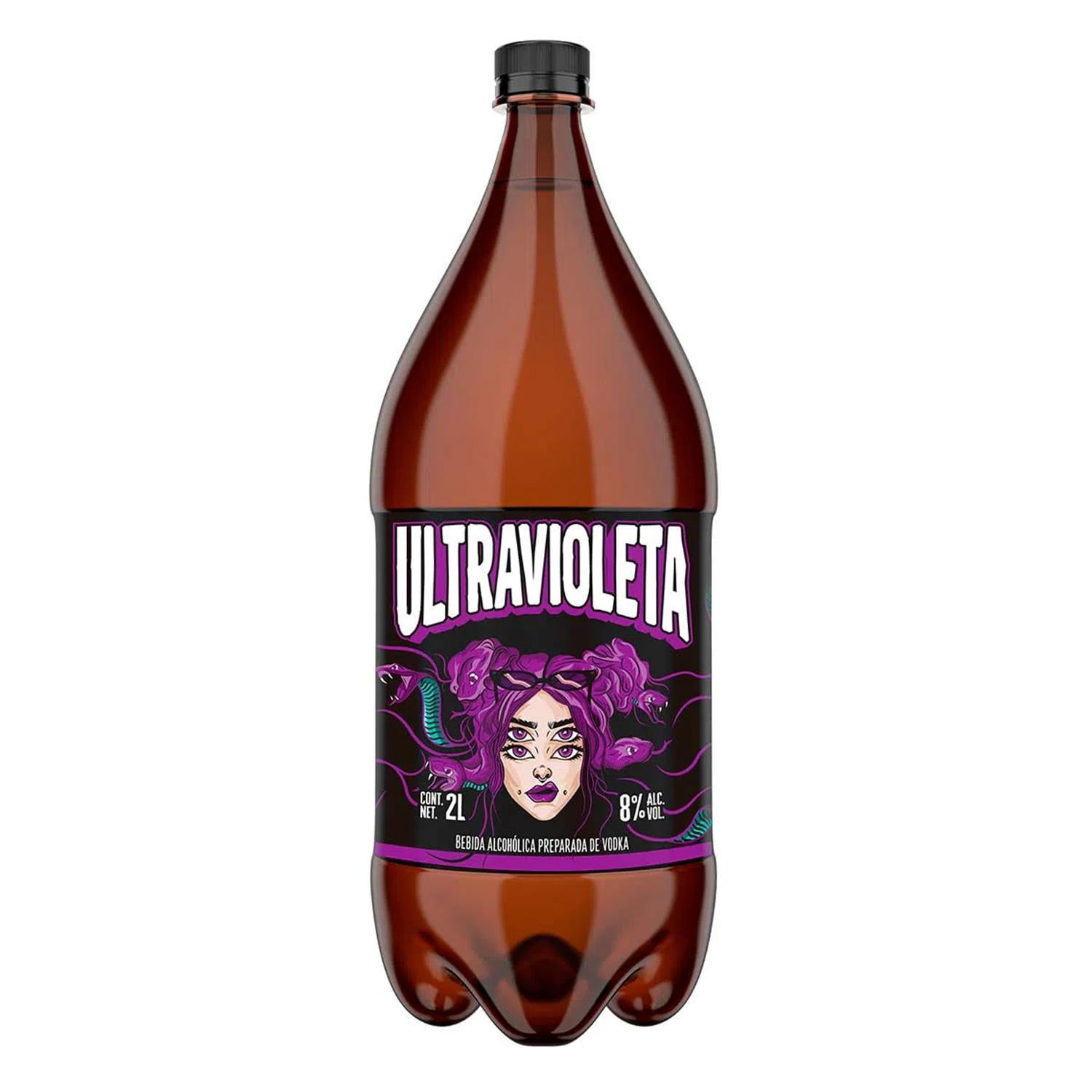 Pack de 6 Vodka Ultravioleta Uva 2 L Ultravioleta | Bodega Aurrera en línea