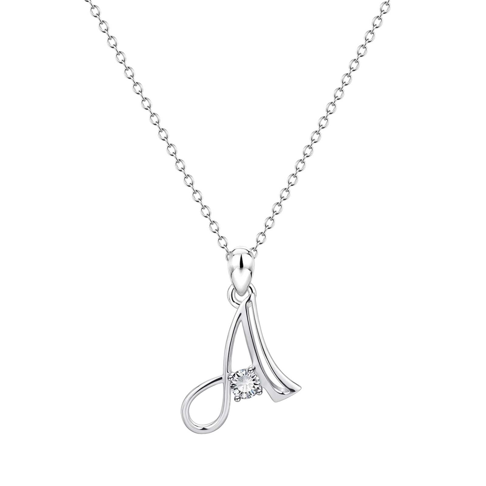 Click here for Sifdseng 26 Initial Alphabet Shape Rhinestone Neck... prices