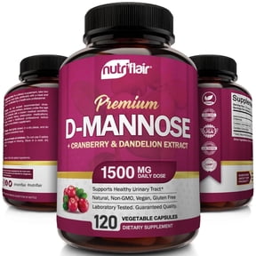 Spring Valley D-Mannose Urinary Tract Support Dietary Supplement, 500 ...