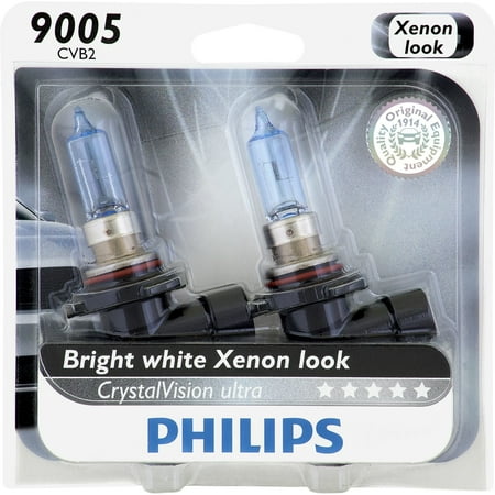 Philips 9005 CrystalVision Ultra Upgrade HeadLight Bulb, 2-Pack ...
