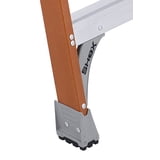 Louisville Heavy Duty 10ft Fiberglass Step Ladder, 14ft Reach, 300lbs ...
