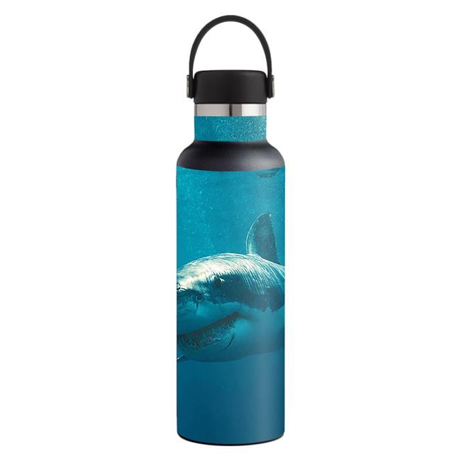 MightySkins HFST21-Shark Skin for Hydro Flask 21 oz Standard Mouth ...