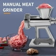 Heavy Duty Hand Operated Crank Meat Mincer Grinder Beef Pasta Sausages ...