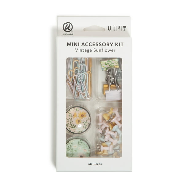 U BRANDS Office Accessory Kit, 68 Count, No. 3 Paper Clips, Vintage ...