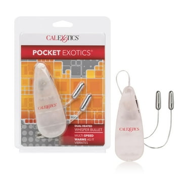 CalExotics Ballistic Universal Mini 2-Speed Bullet Vibrator - Silver ...