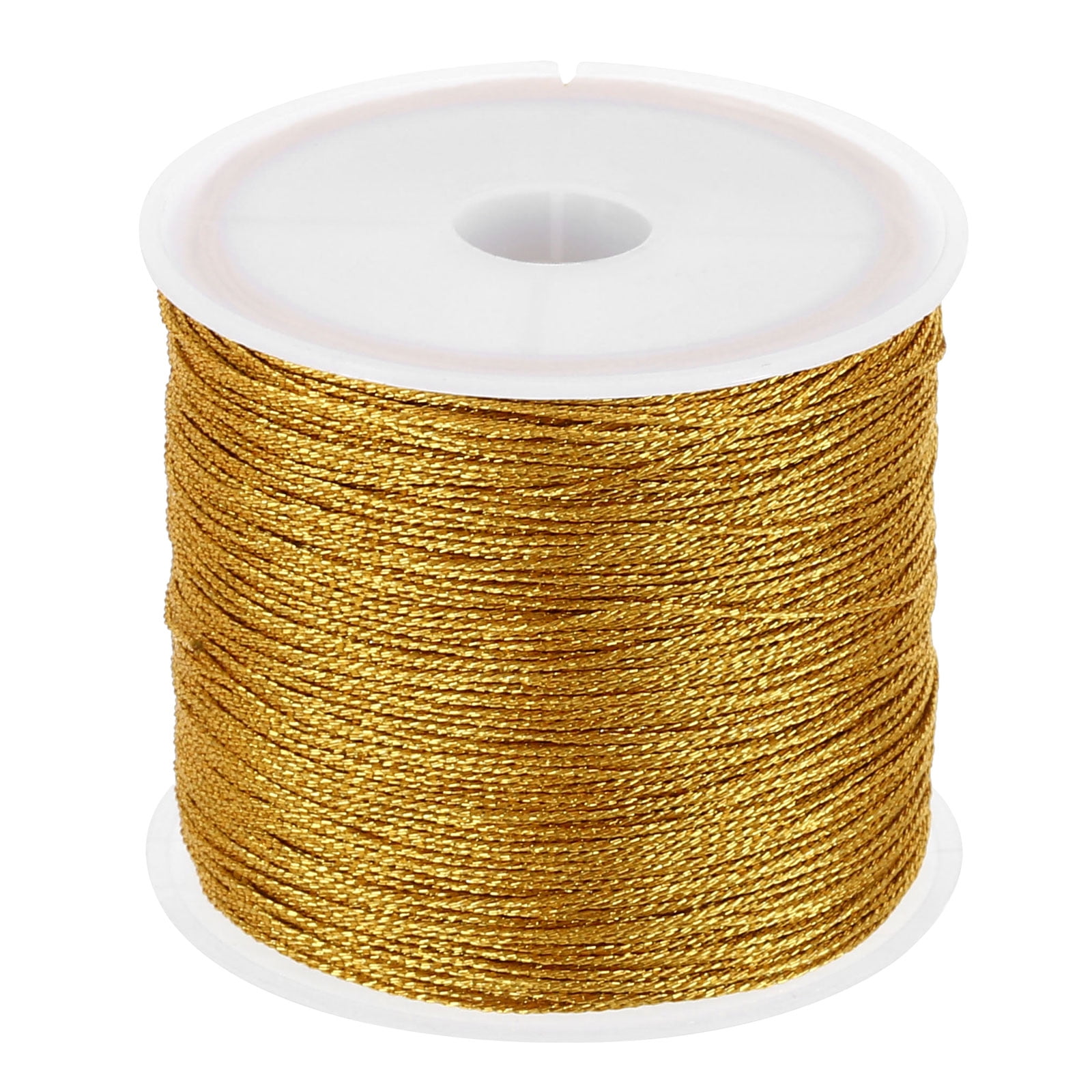 Click here for Uxcell 55m/60yards Metallic Cord  1 Roll 0.4mm Dia... prices