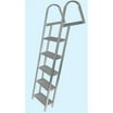 JIF Marine 7-Step Swim Stairs, Aluminum Dock Ladder with Mounting ...