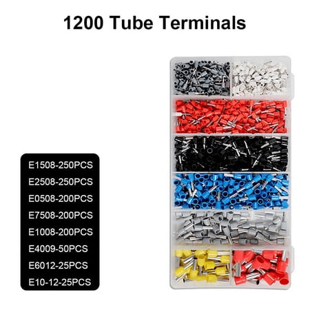 Pin Terminal Connectors Wire Ends, AWG 22-7 Ferrule Connectors Kit For ...
