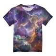 Girls Graphic T Shirts with Celestial Star Print Casual Short Sleeve ...