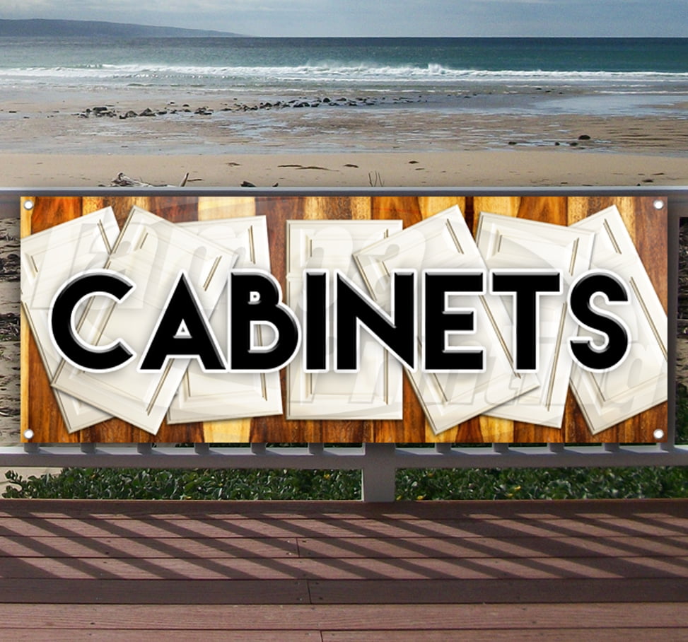 Cabinets 13 oz Vinyl Banner With Metal Grommets - Walmart.com