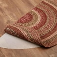 VHC Brands Cider Mill Jute Oval Primitive Area Rug, Cotton Braided ...