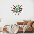 Clock Living Room Wall Clock Decoration Clock Retro Light Wall Clock ...