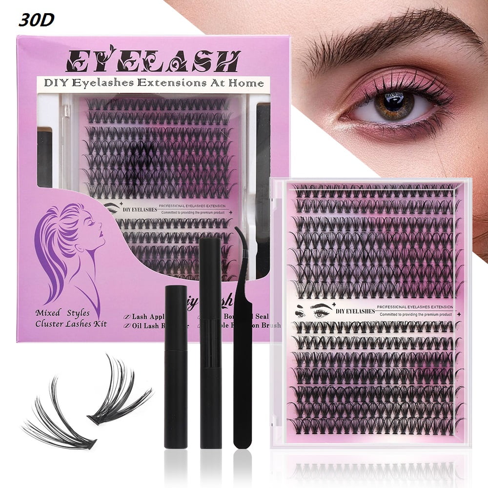 Fofosbeauty DIY Lash Extension Kit False Eyelashes Kit, 280pcs ...