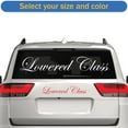Lowered Class Sticker Decal Die Cut - Self Adhesive Vinyl ...
