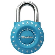 Master Lock 646T 3/4" Resettable Combination Padlock 2 Count - Walmart.com
