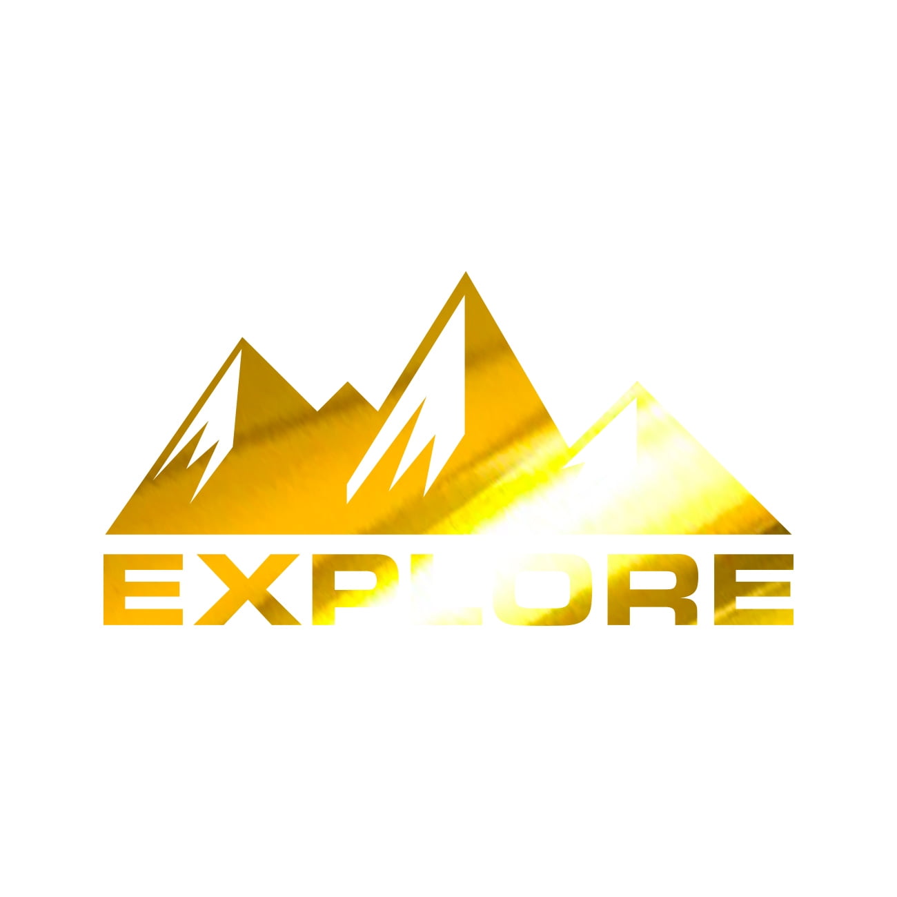 Mountains Explore Sticker Decal Die Cut - Self Adhesive Vinyl ...