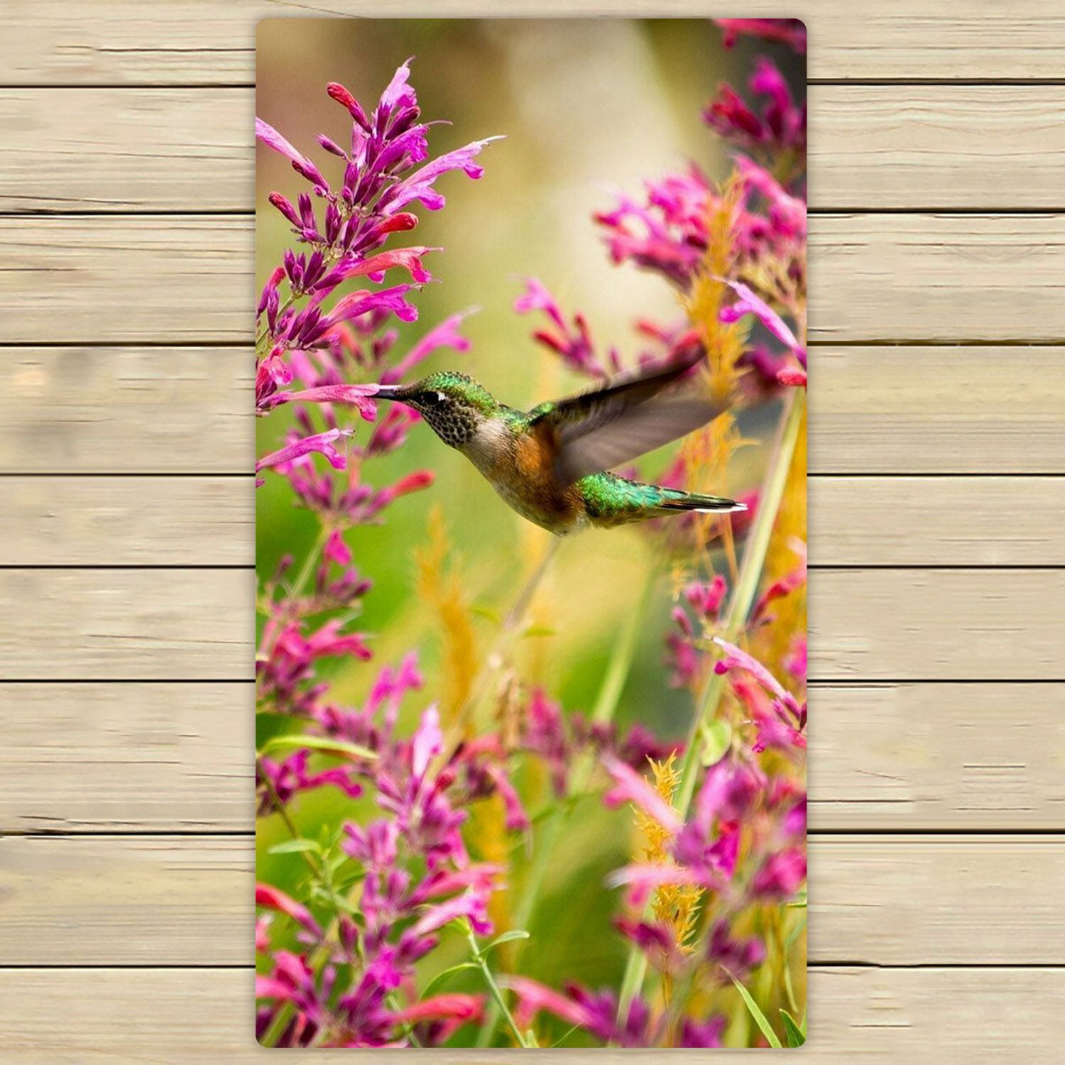 ZKGK Hummingbird Hand Towel Bath Towels Beach Towel For Home Outdoor ...