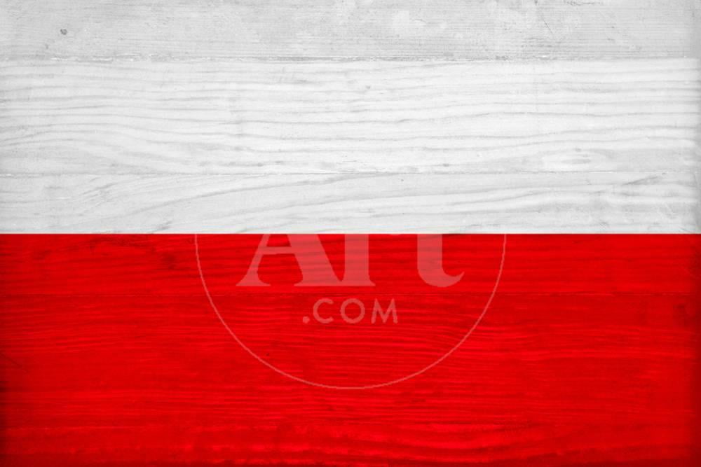 Poland Flag Design with Wood Patterning Flags of the World Series ...