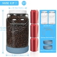 1.5 Gallon Mason Jars with Airtight Lid, Wide Mouth Glass Jar for ...