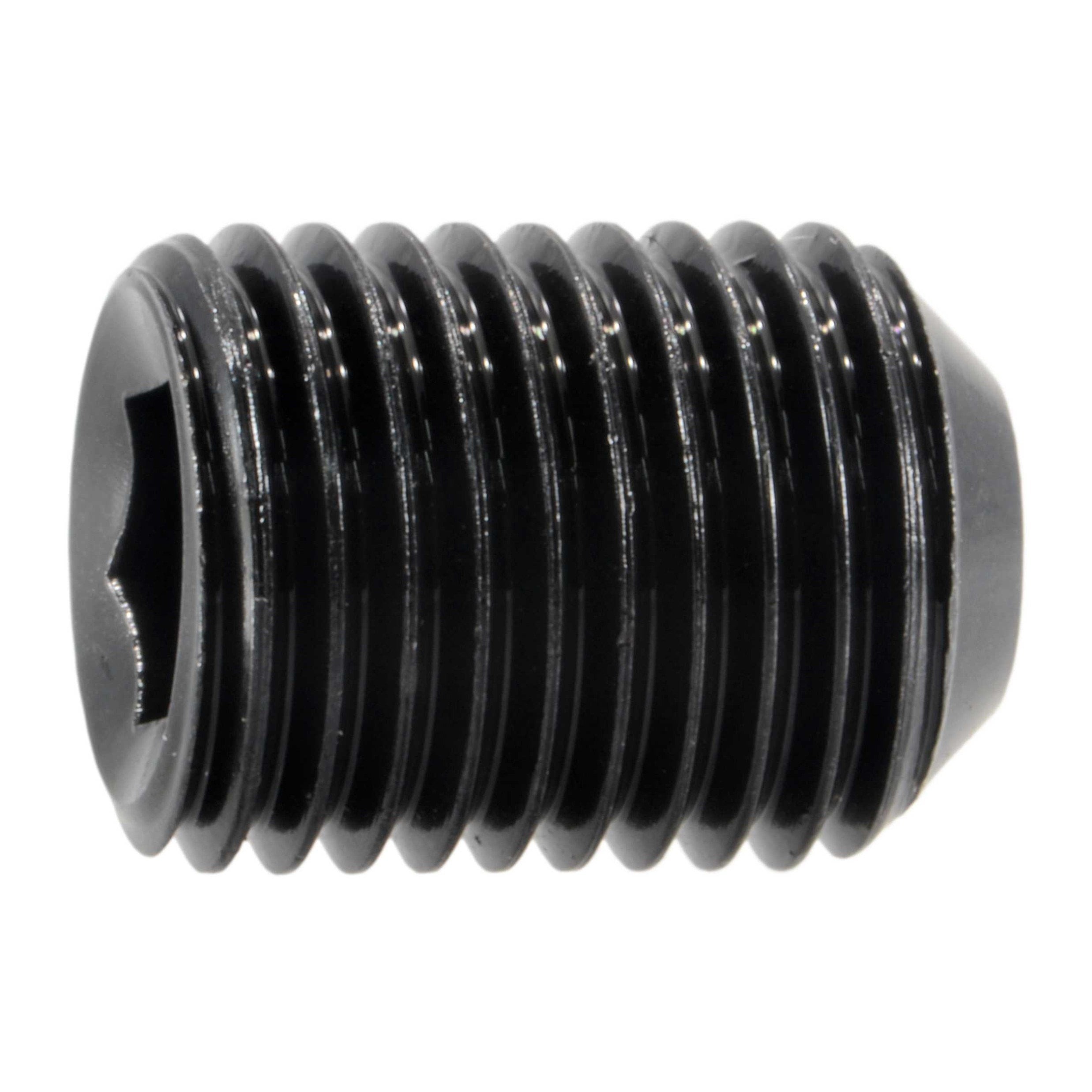 3/8"-24 x 1/2" Steel Fine Thread Hex Socket Headless Set Screws SSSS ...